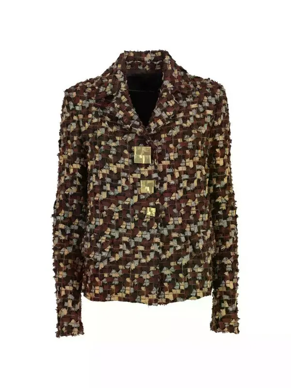 Ermanno Scervino Frayed Weave Jacket