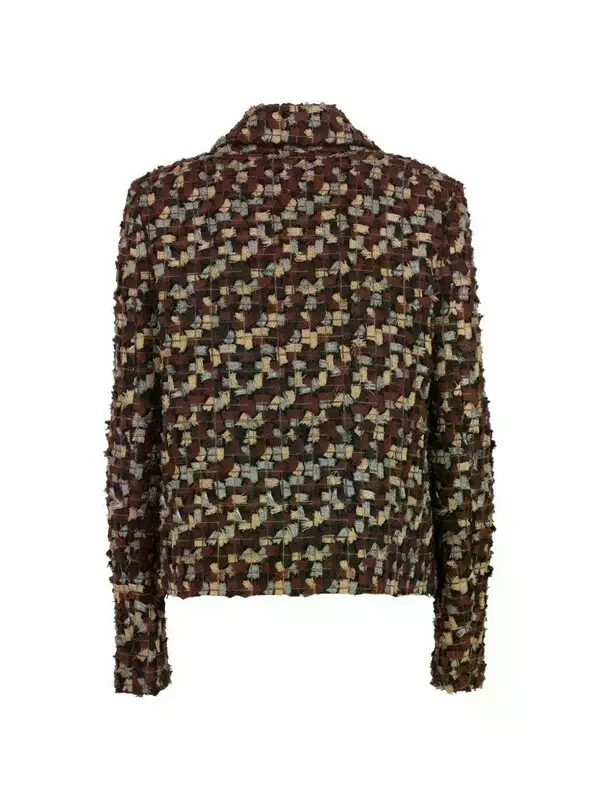 Ermanno Scervino Frayed Weave Jacket