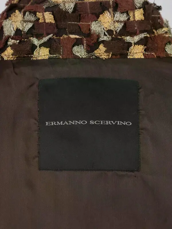 Ermanno Scervino Frayed Weave Jacket