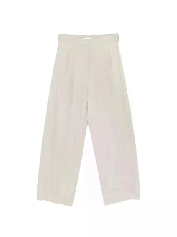 THE ROW Iven Pleated Trousers - Grey