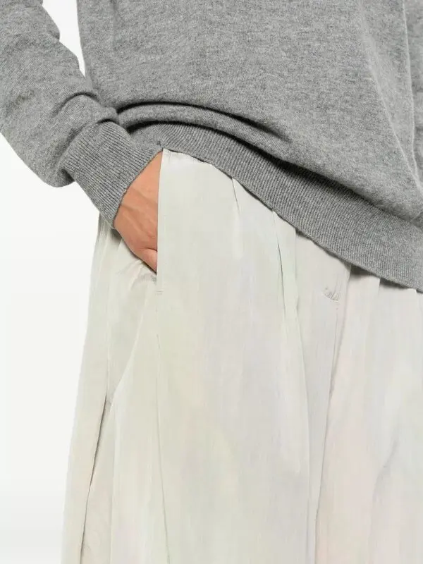 THE ROW Iven Pleated Trousers - Grey