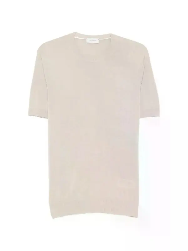 PAOLO PECORA Crew-neck Short-sleeves T-shirt - Neutrals
