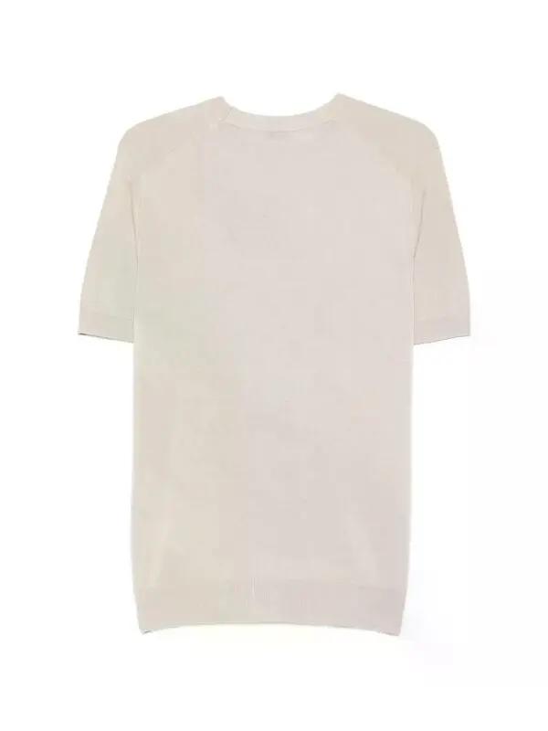 PAOLO PECORA Crew-neck Short-sleeves T-shirt - Neutrals
