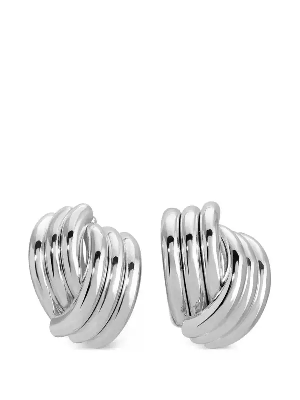 HEAVEN MAYHEM Clove Hoop Earrings - Silver