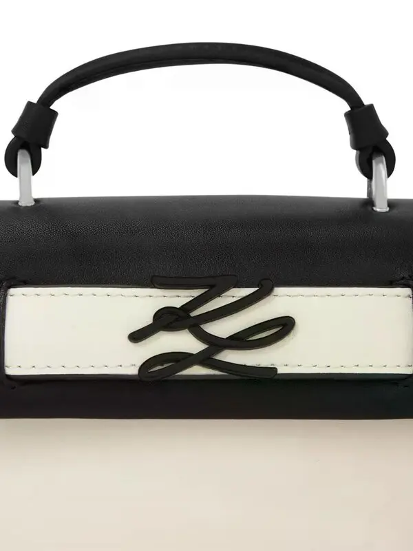 Karl Lagerfeld K/autograph Leather Tote Bag