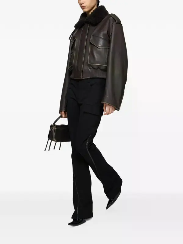 Acne Studios Zipped-pocket Trousers - Black