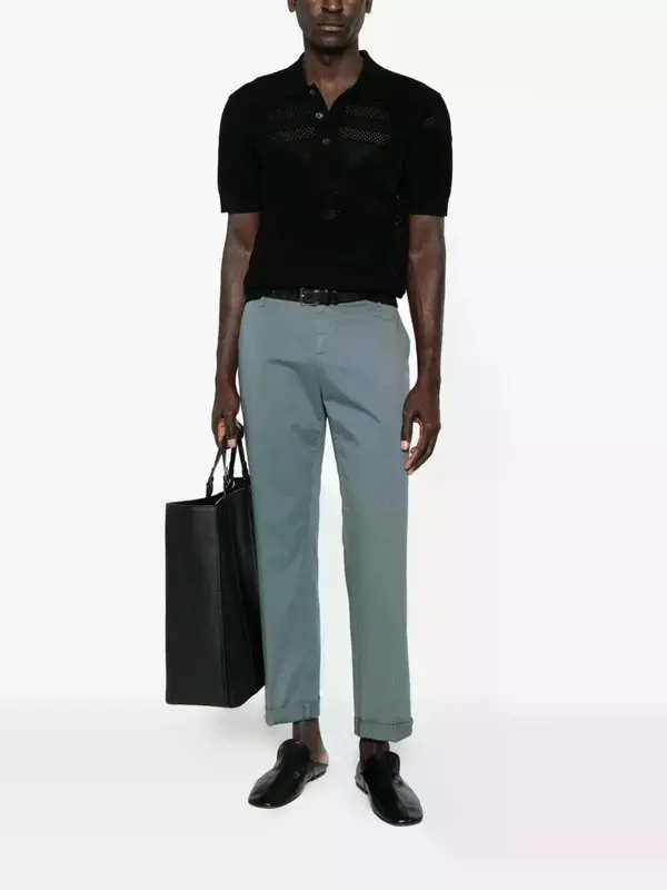 DONDUP Cuffed Trousers - Blue