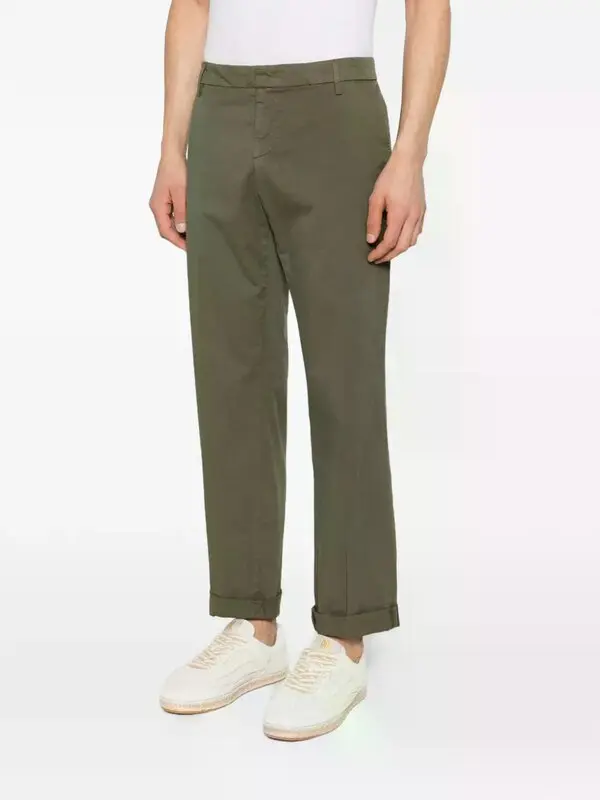 DONDUP Cuffed Trousers - Green