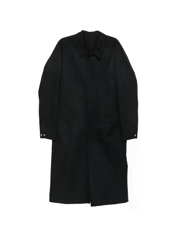 Rick Owens Brad Buttoned Trench Coat