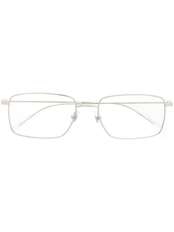 Montblanc Square Frame Glasses - White