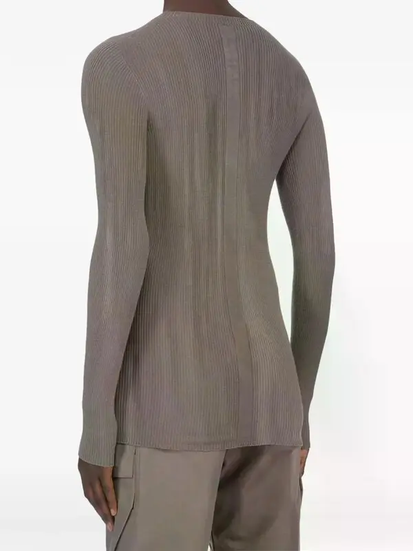 Rick Owens Ribbed Crewneck Sweater