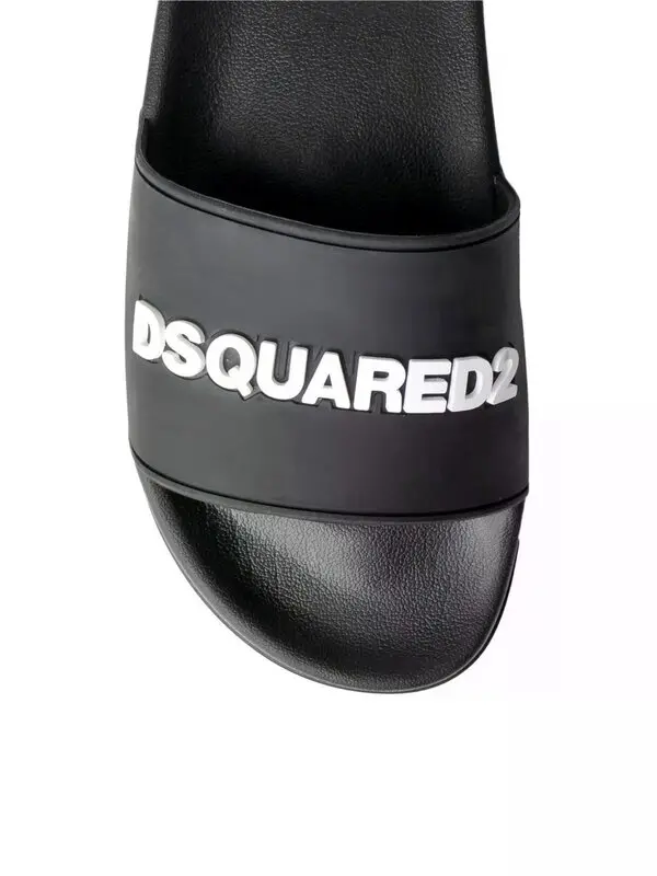 Dsquared2 Logo-embossed Slip-on Slides