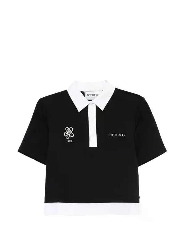 Iceberg Flower Polo Top
