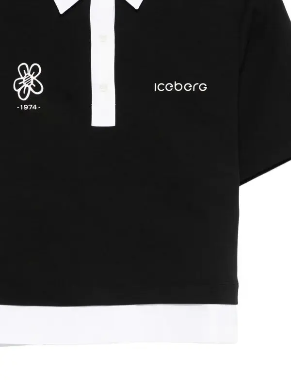 Iceberg Flower Polo Top