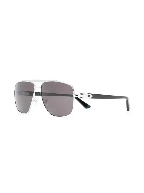 CARTIER Tinted Pilot-frame Sunglasses