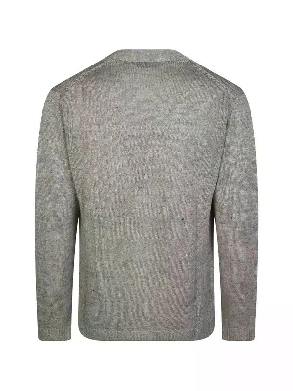 DANIELE FIESOLI Buttoned V-neck Cardigan - Grey