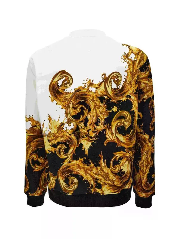 Versace Printed Crew-neck Sweatshirt