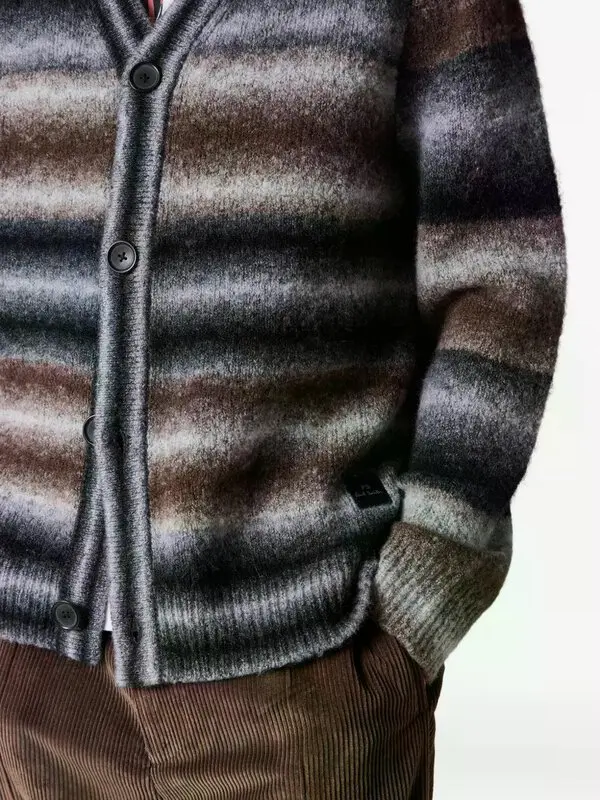 Paul Smith Striped V-neck Cardigan