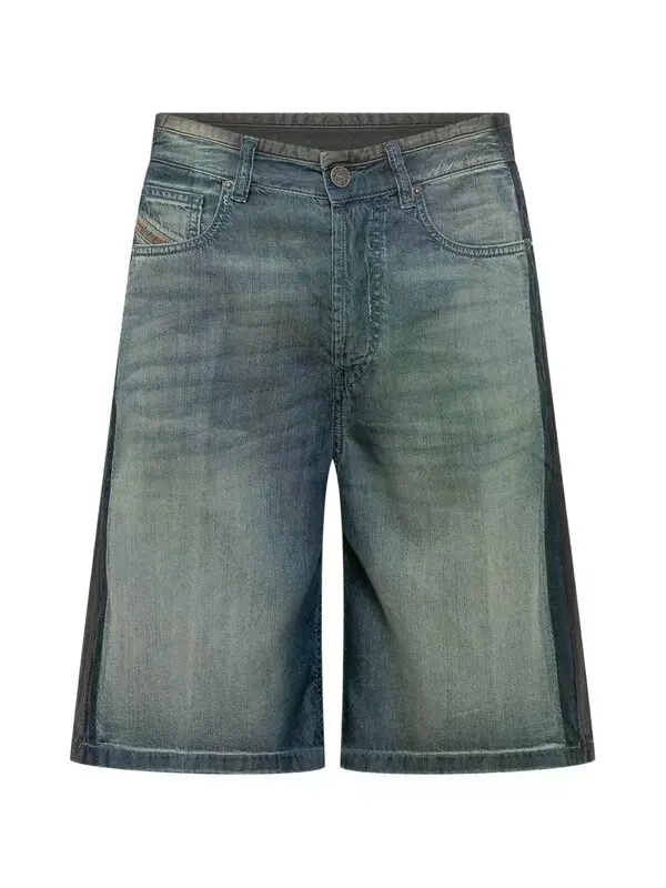 DIESEL® De-sire Two-tone Denim Shorts - Blue