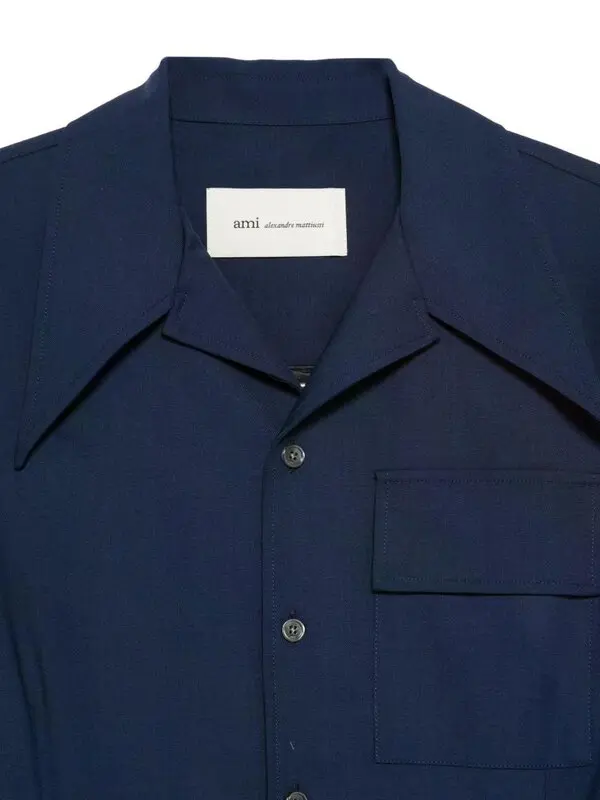 AMI Paris A-line Pocket Dress