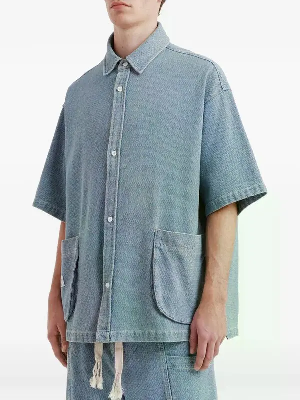 FIVE CM Patch-pocket Short-sleeve Shirt