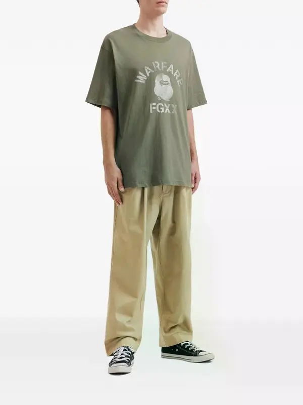 FINGERCROXX Logo-patch Trousers