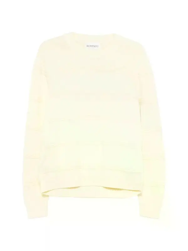 Eric Bompard Round-neck Long-sleeve Jumper - Yellow