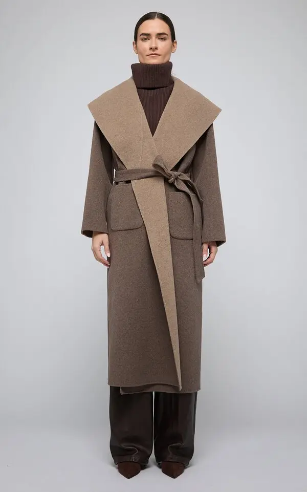 Simkhai Allura Wool-blend Midi Coat