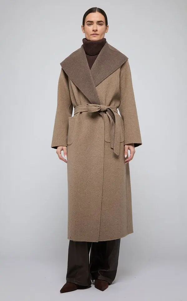 Simkhai Allura Wool-blend Midi Coat