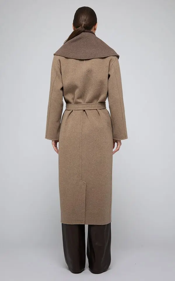 Simkhai Allura Wool-blend Midi Coat
