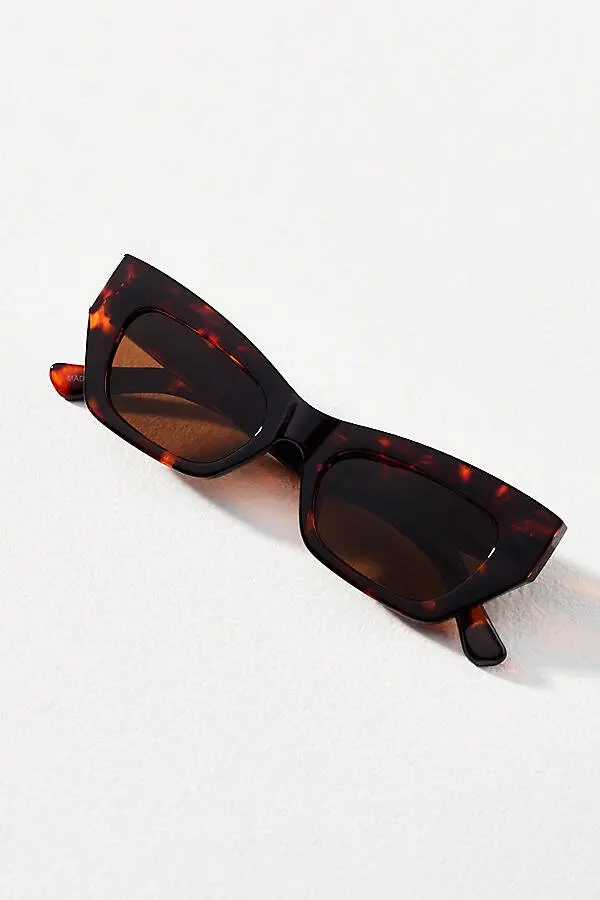 I SEA I-sea Geometric Modern Cat Eye Sunglasses - Tortoise