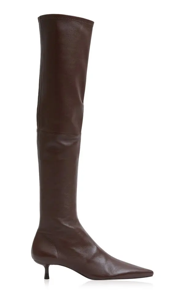 Simkhai Joni Stretch Leather Over-the-knee Boots