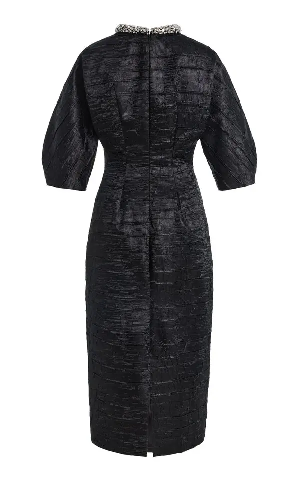 Simkhai Ashleigh Textured Midi Dress
