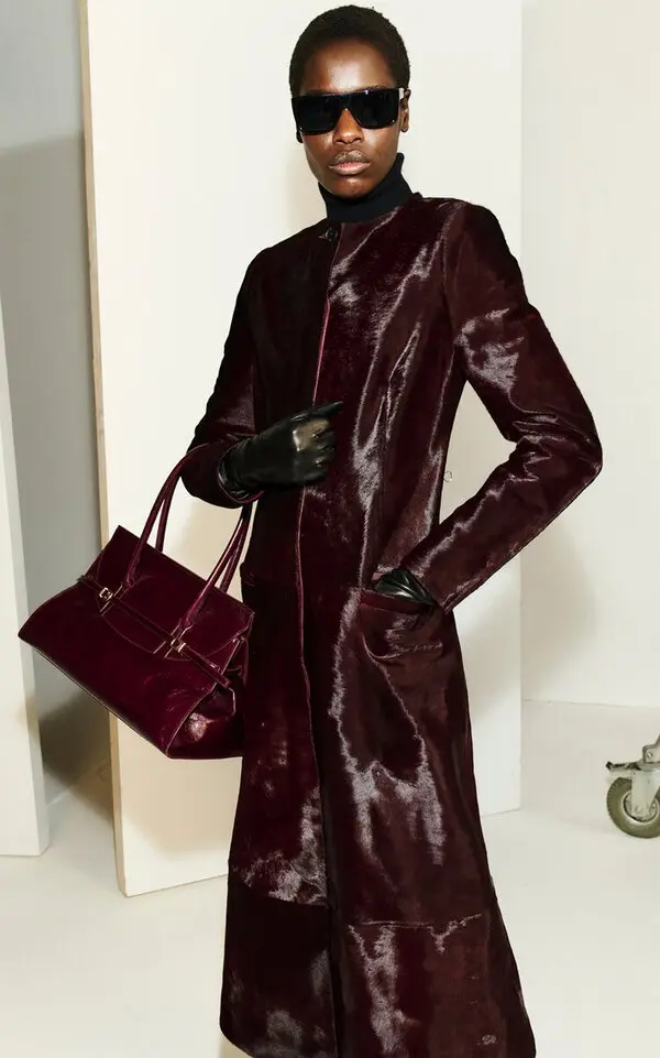 Simkhai Calf Hair Leather Coat