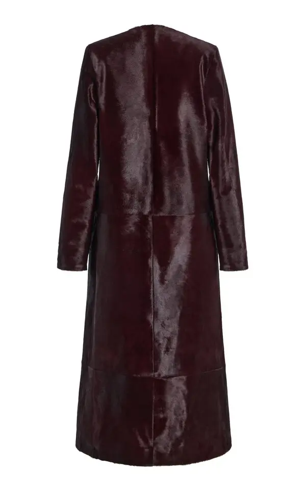 Simkhai Calf Hair Leather Coat