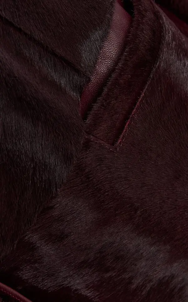 Simkhai Calf Hair Leather Coat
