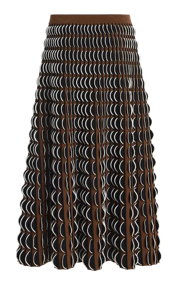 Simkhai Ike Textured Midi Skirt