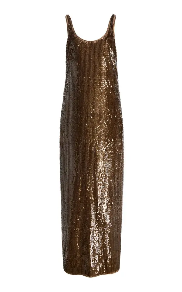 Simkhai Bex Sequined Maxi Dress
