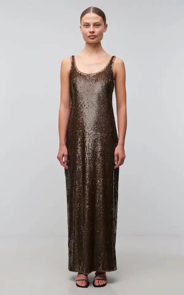 Simkhai Bex Sequined Maxi Dress