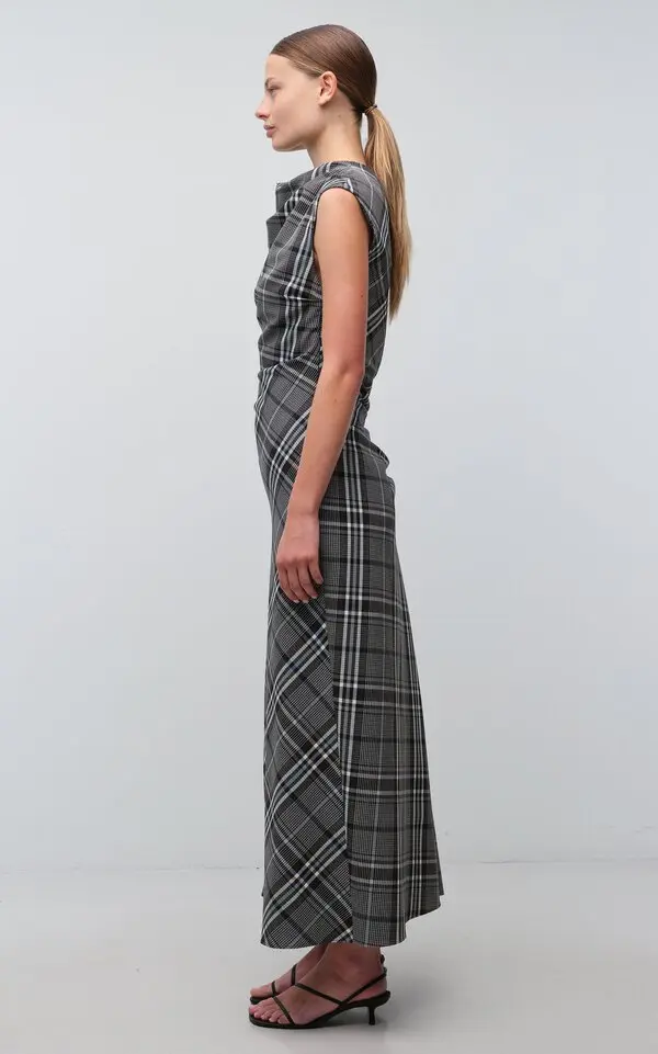 Simkhai Burke Draped Midi Skirt
