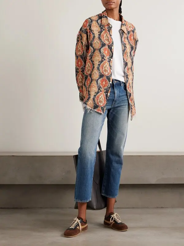 R13 Romeo High-rise Straight-leg Jeans - Blue
