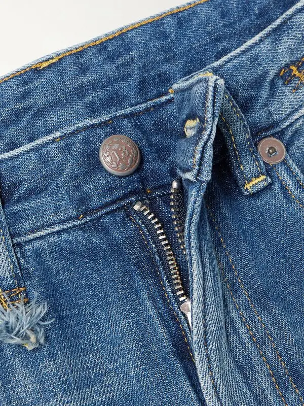 R13 Romeo High-rise Straight-leg Jeans - Blue