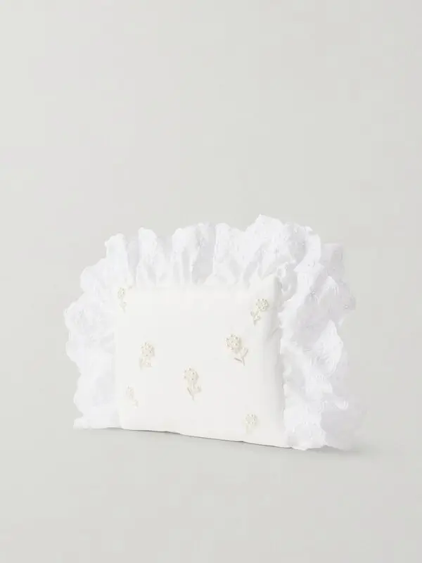 Simone Rocha Pillowcase Twill Clutch