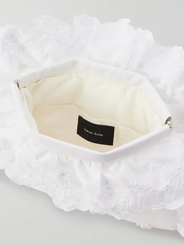 Simone Rocha Pillowcase Twill Clutch