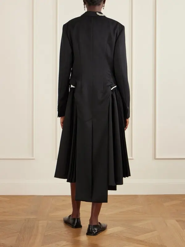 Simone Rocha Embellished Woven Coat