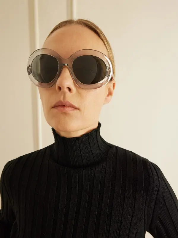 Alaïa Round-frame Sunglasses
