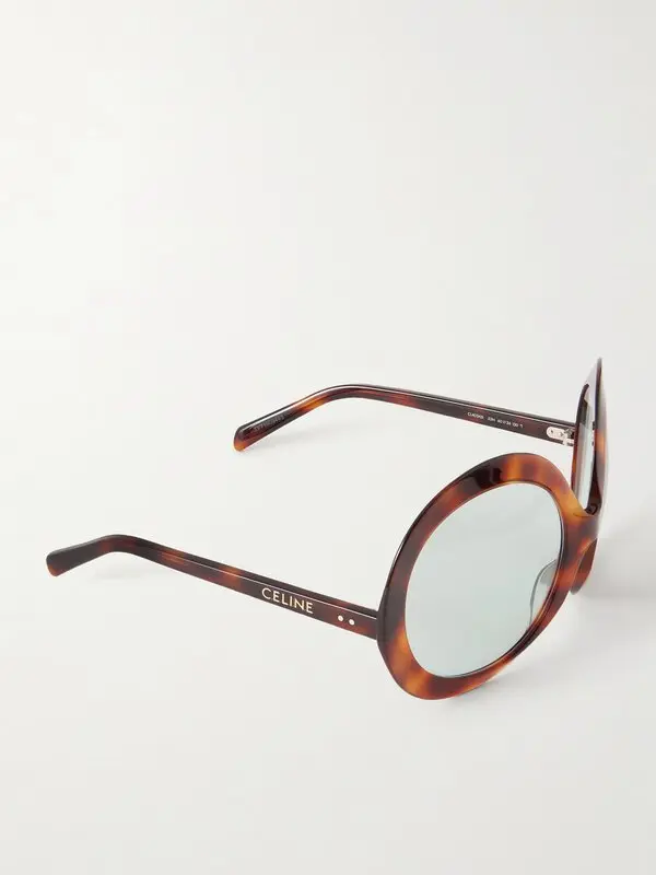 Celine Round-frame Acetate Sunglasses