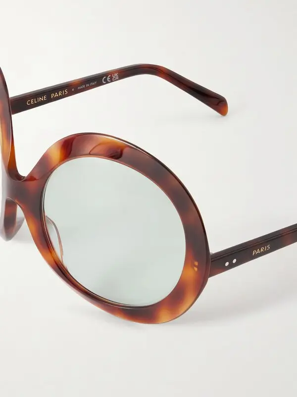 Celine Round-frame Acetate Sunglasses