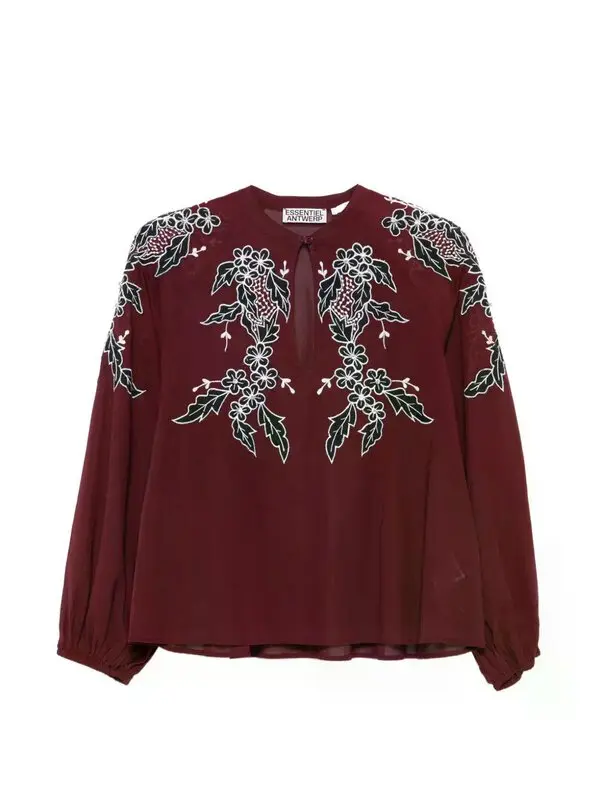 Essentiel Antwerp Floral Embroidered Blouse