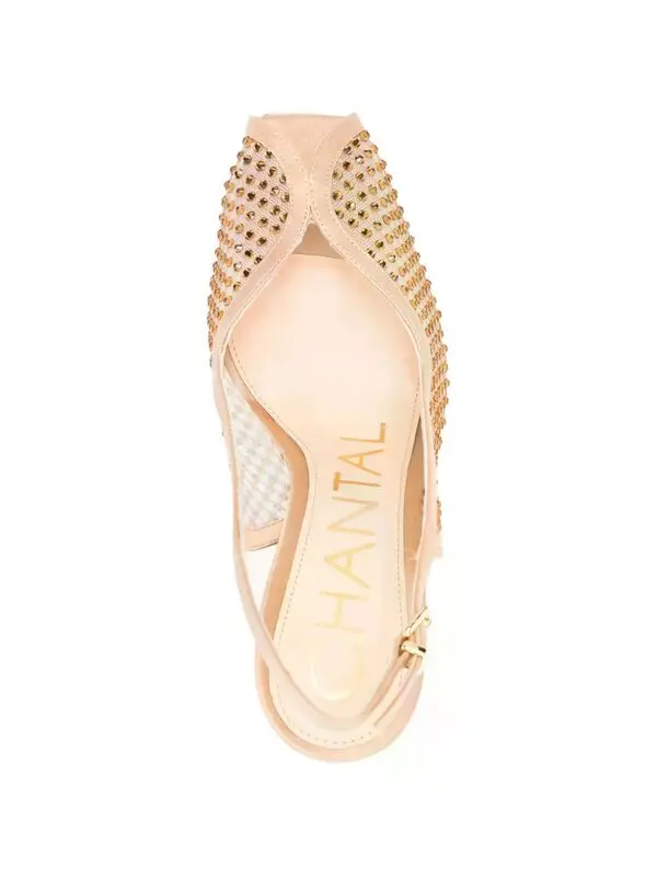 CHANTAL Perforated Slingback Sandals